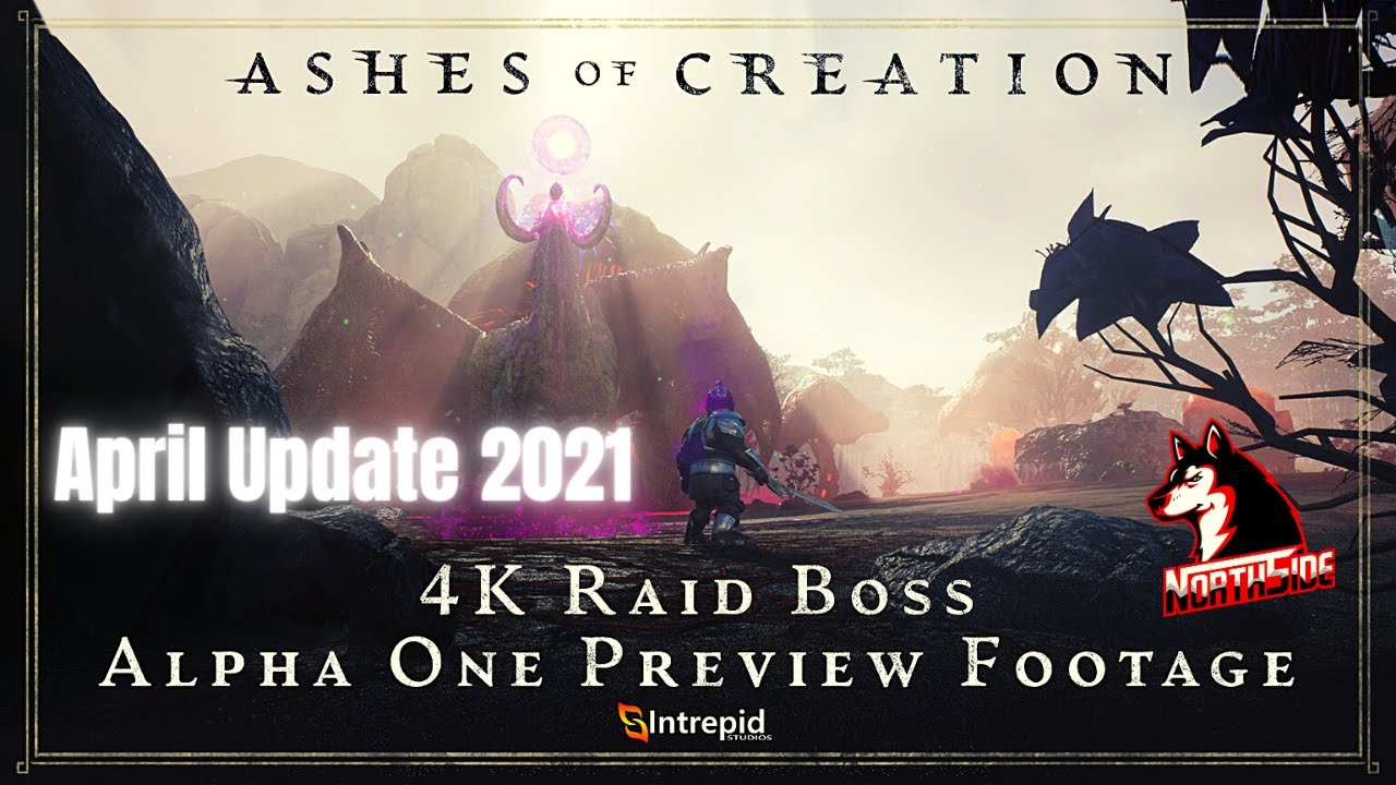 Ashes Of Creation: Raid Boss Dragon Fight Alpha One April Update 2021 ...