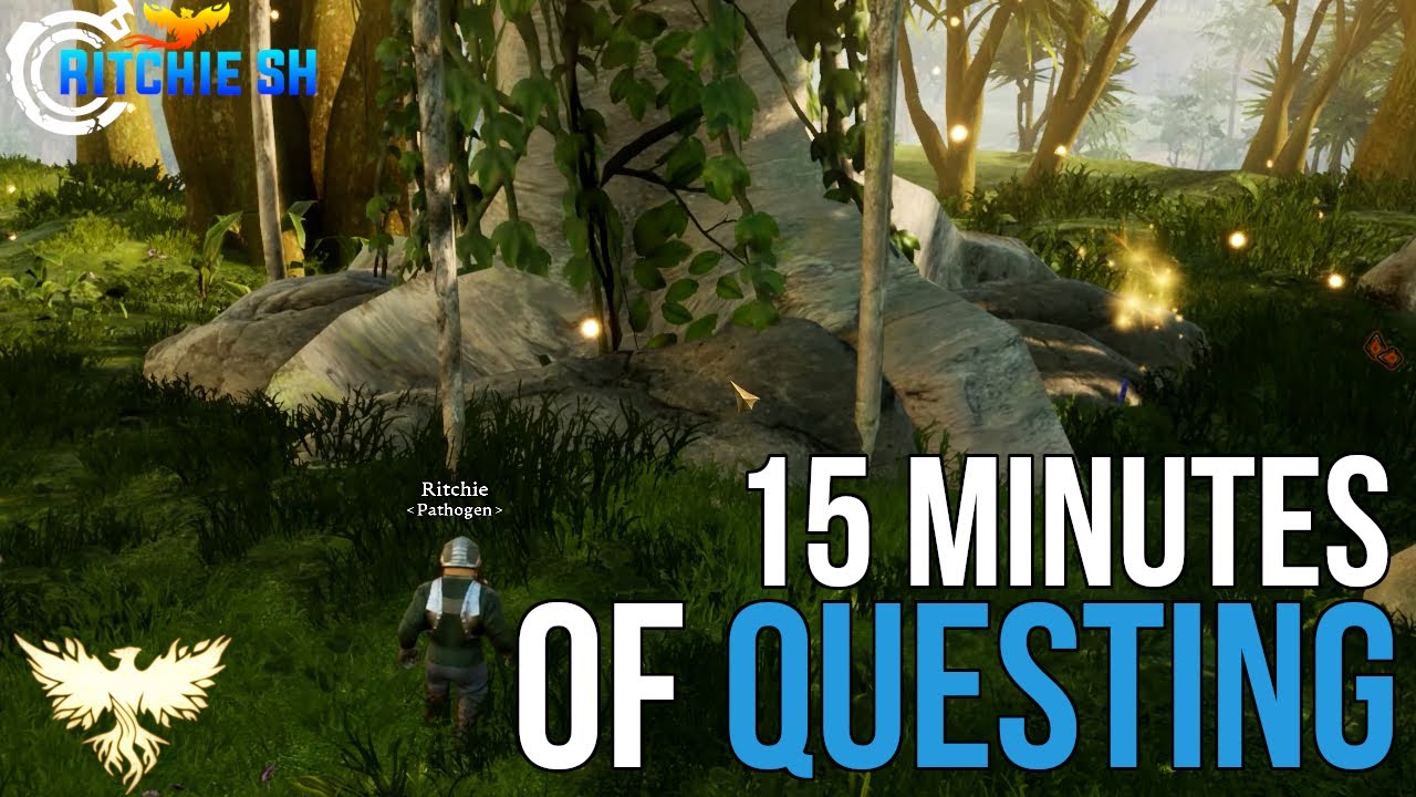 Ashes of Creation MMORPG - 15 MINUTES OF UNEDITED QUESTING // ALPHA 1 ...