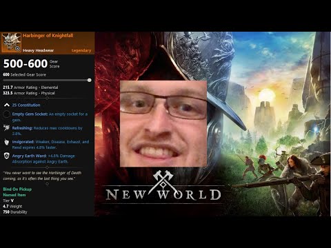 New World Slayer Rosellen Best Legendary Farming CON Headgear Harbinger ...