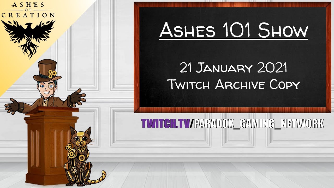 Ashes 101 - The Ashes of Creation Q&A Show (21 Jan 2022) - Ashes of ...