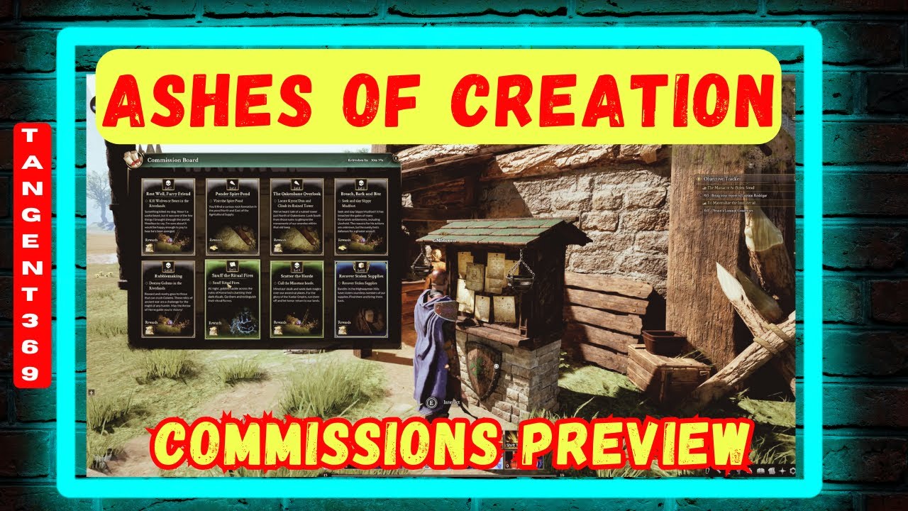 Ashes of Creation - Alpha 2 Commissions Preview - Ashes of Creation videos