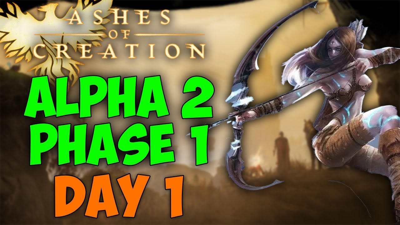 24/7 GRIND MARATHON | RANGER MAIN | ALPHA 2 DAY 1 | ASHES OF CREATION MMO - Ashes of Creation videos