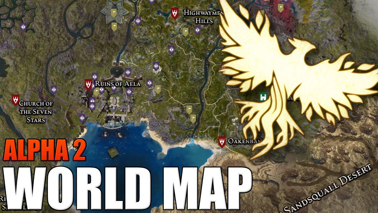 Breaking Down the Alpha 2 World Map // Ashes of Creation - Ashes of ...