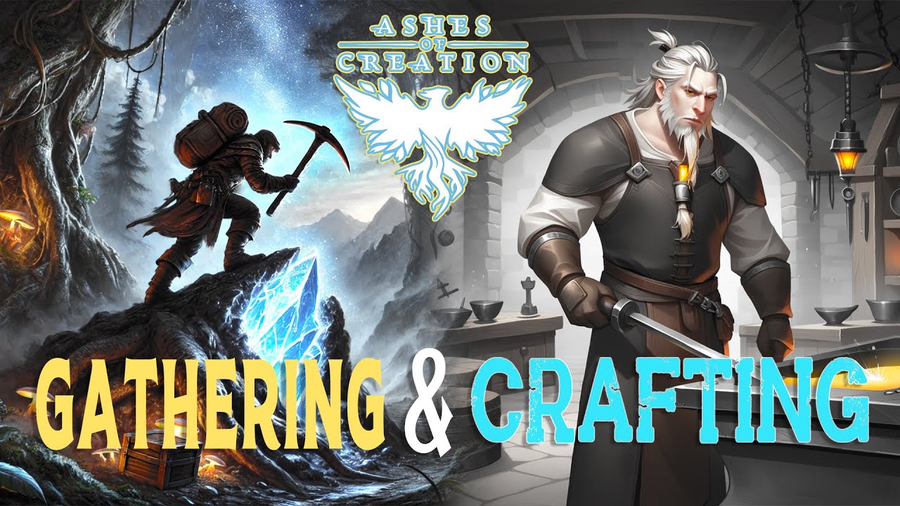 Unlock the POWER of GATHERING & CRAFTING in Ashes of Creation! - Ashes of Creation videos