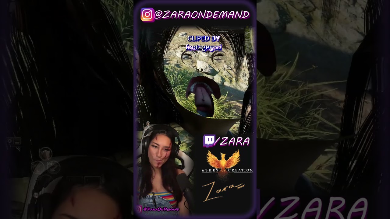 Zara Is Playing Ashes Of Creation In 1st And A Half Person View - Ashes of Creation videos