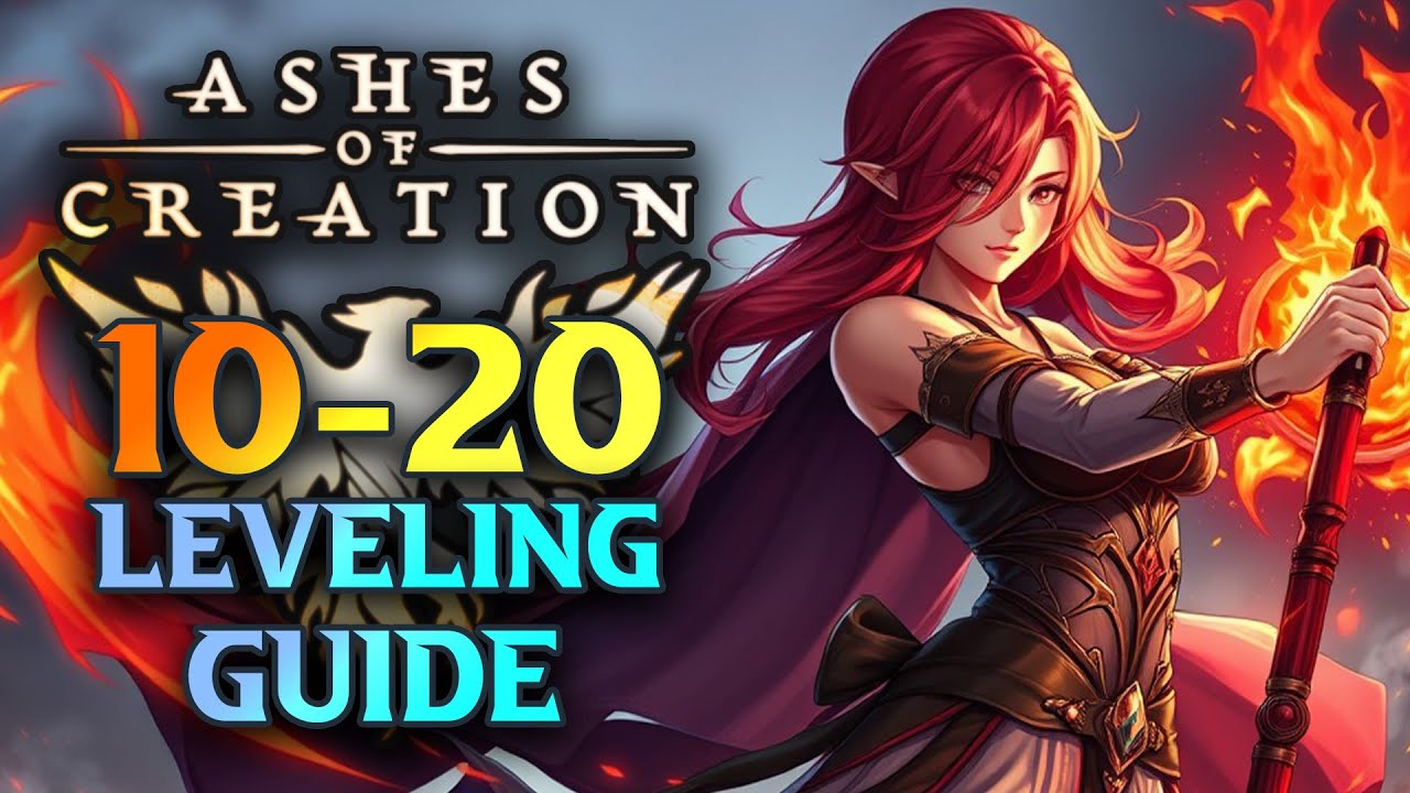 Ashes Of Creation Levelling 10-20 Guide - Alpha 2 - Ashes of Creation videos