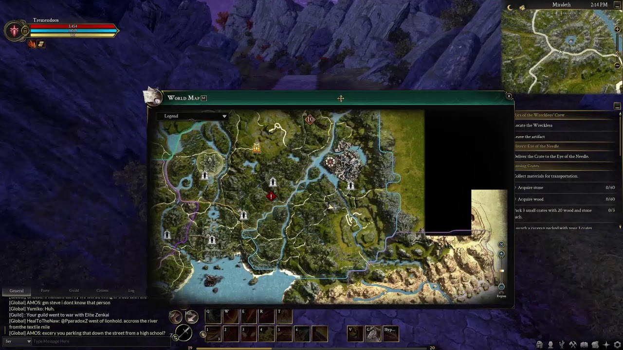 Ashes of Creation 2nd Weekend Fighter Grind spots Citadel of the Steel ...