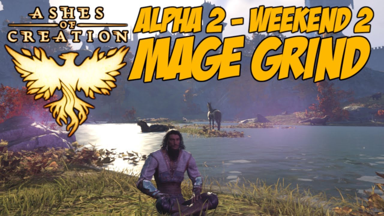 Mage Level 6 Grind | Ashes of Creation Alpha 2 - Weekend 2 # ...