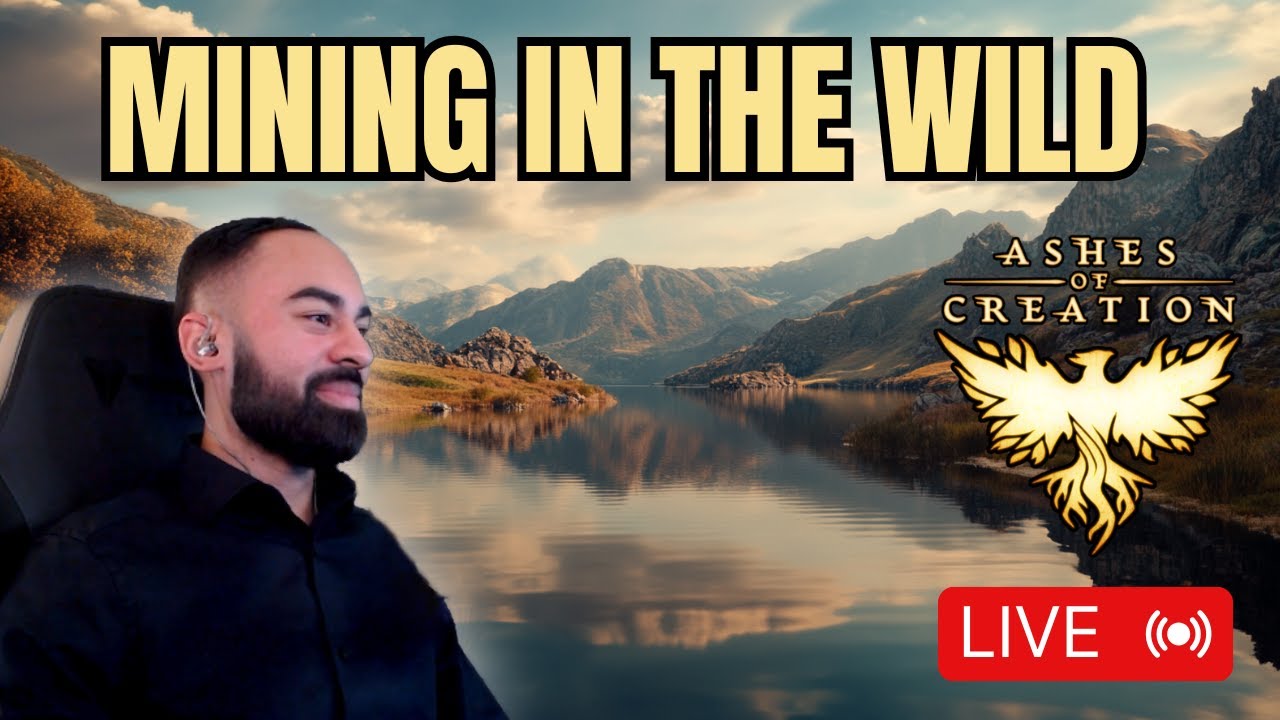 Mining in the wild!! - Ashes of Creation alpha two - Phase two - Ashes of Creation videos